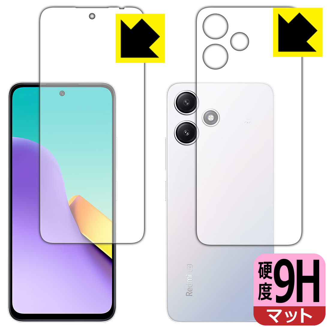 対応機種●対応機種 : Xiaomi Redmi 12 5G (au XIG03 / SoftBank A401XM / UQ mobile XIG03)専用の商品です。●製品内容 : 画面用フィルム1枚・背面用フィルム1枚・クリーニングワ...