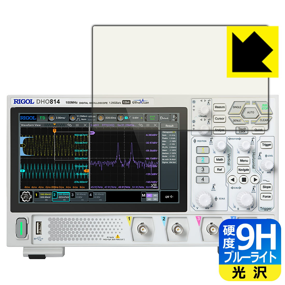 対応機種●対応機種 : RIGOL デジタル・オシロスコープ DHO800シリーズ (DHO802 / DHO804 / DHO812 / DHO814)専用の商品です。●製品内容 : 画面用フィルム1枚・クリーニングワイプ1個●表面硬度9...