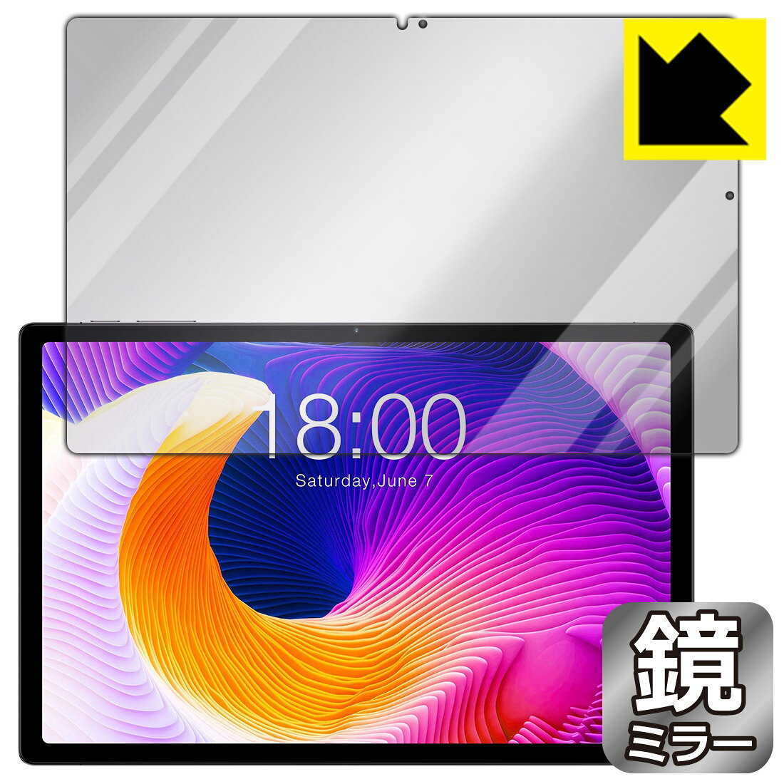 対応機種●対応機種 : Teclast T45HD専用の商品です。●製品内容 : 画面用フィルム1枚・クリーニングワイプ1個●画面が消えると鏡になり、さりげなく身だしなみチェック！のぞき見防止にも！『ミラータイプの保護フィルム』●安心の国産...