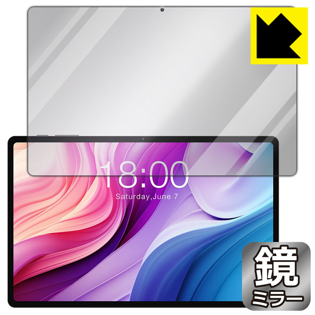 対応機種●対応機種 : Teclast T40HD専用の商品です。●製品内容 : 画面用フィルム1枚・クリーニングワイプ1個●画面が消えると鏡になり、さりげなく身だしなみチェック！のぞき見防止にも！『ミラータイプの保護フィルム』●安心の国産...