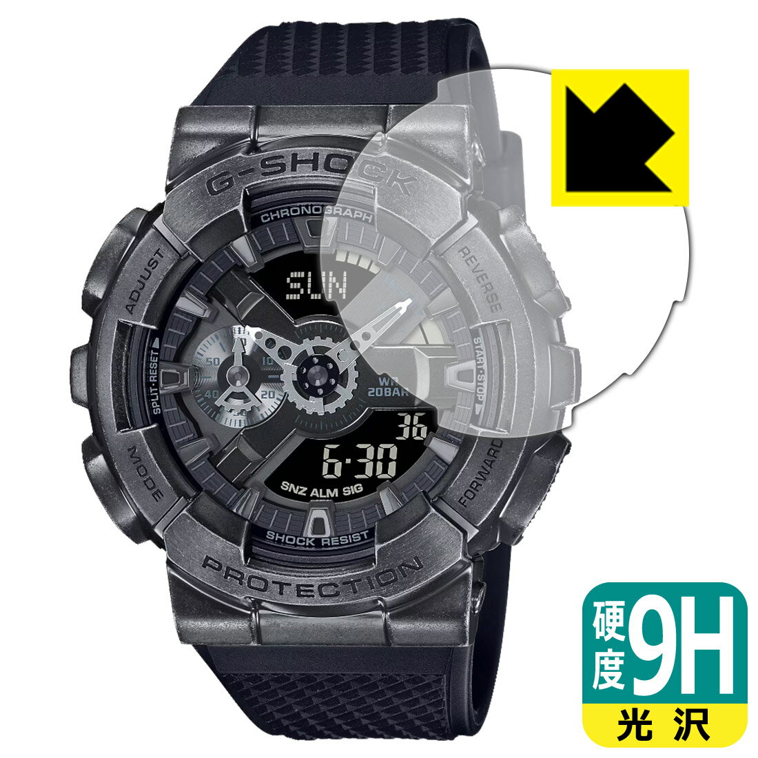 対応機種●対応機種 : CASIO G-SHOCK ANALOG-DIGITAL GM-110シリーズ専用の商品です。●製品内容 : 風防用フィルム1枚・クリーニングワイプ1個●柔軟性があり、ガラスフィルムのように衝撃を受けても割れない！ス...