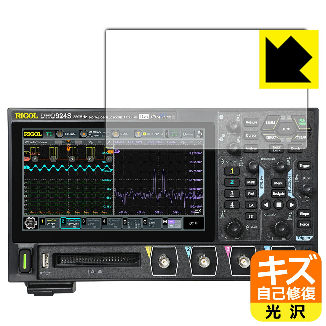 対応機種●対応機種 : RIGOL デジタル・オシロスコープ DHO900シリーズ (DHO914 / DHO914S / DHO924 / DHO924S)専用の商品です。●製品内容 : 画面用フィルム1枚・クリーニングワイプ1個●特殊な...