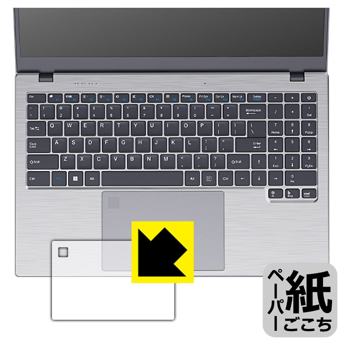 対応機種●対応機種 : BiTECOOL NesBook AI X2 (NC15N)【指紋認証センサーあり版】専用の商品です。　　※タッチパッド上に指紋認証センサー部分があるため、穴を開けています。●製品内容 : タッチパッド用フィルム1枚...