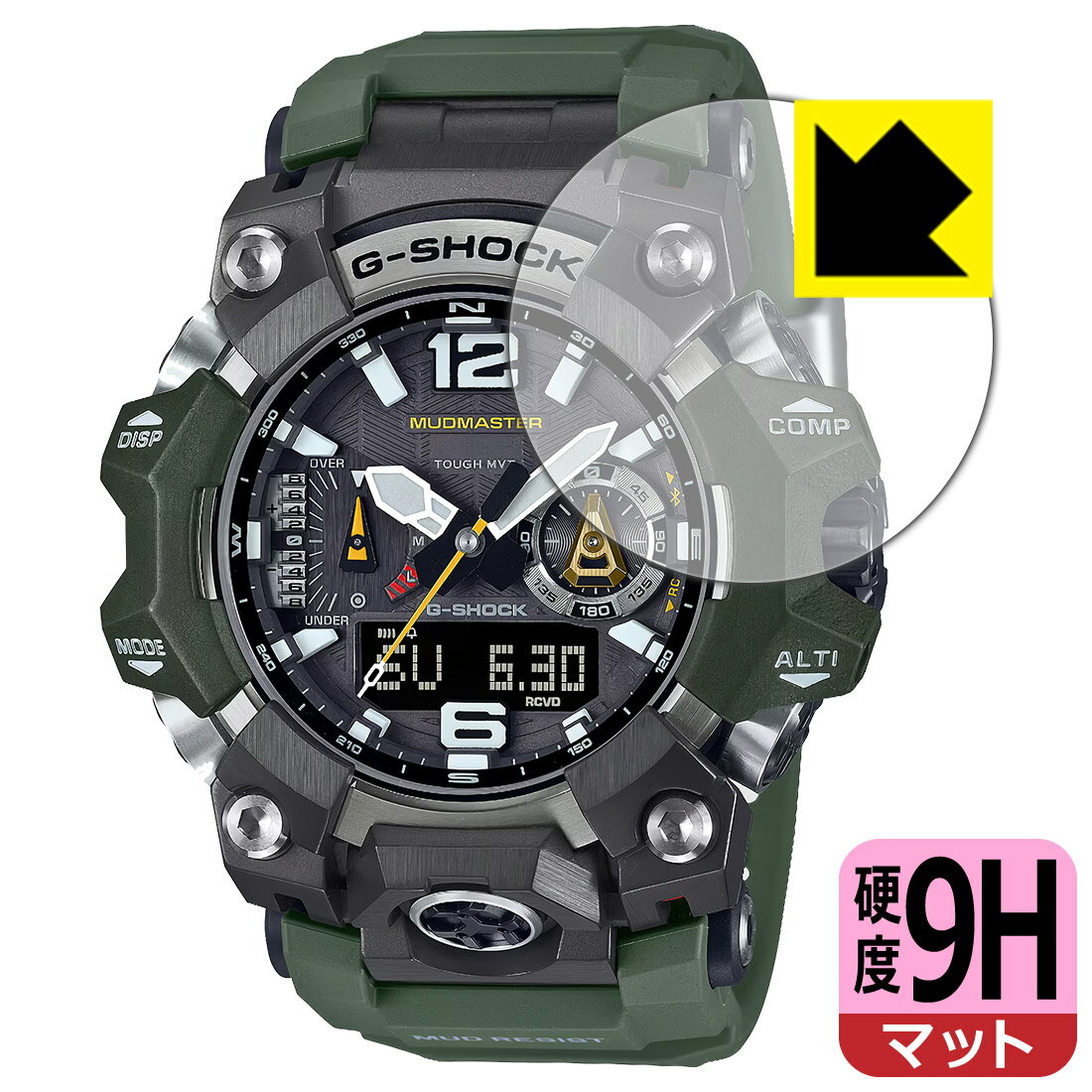 対応機種●対応機種 : CASIO G-SHOCK MASTER OF G - LAND MUDMASTER GWG-B1000シリーズ専用の商品です。●製品内容 : 風防用フィルム1枚・クリーニングワイプ1個●柔軟性があり、ガラスフィルム...