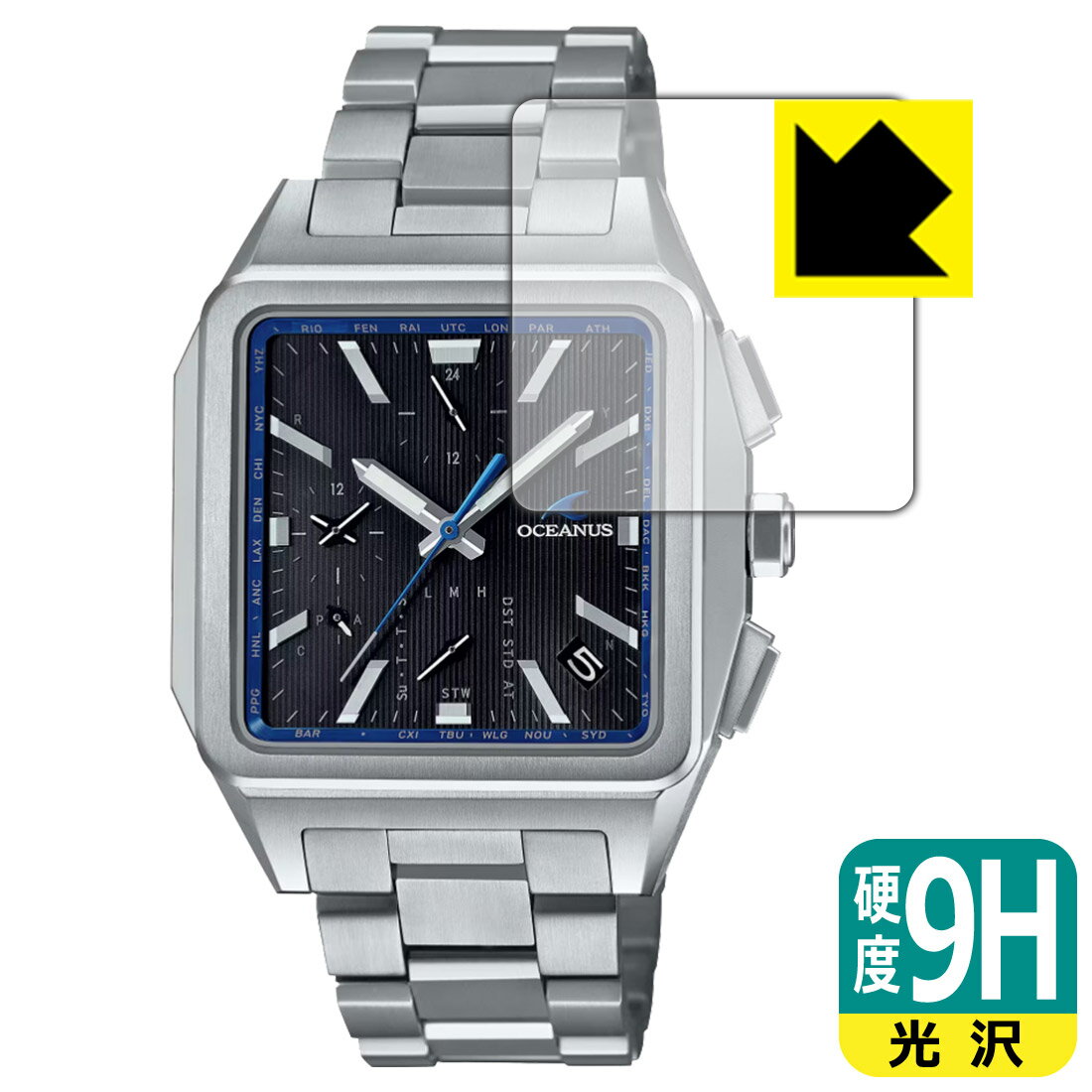 対応機種●対応機種 : CASIO OCEANUS CLASSIC LINE OCW-T5000シリーズ専用の商品です。●製品内容 : 風防用フィルム1枚・クリーニングワイプ1個●柔軟性があり、ガラスフィルムのように衝撃を受けても割れない！...