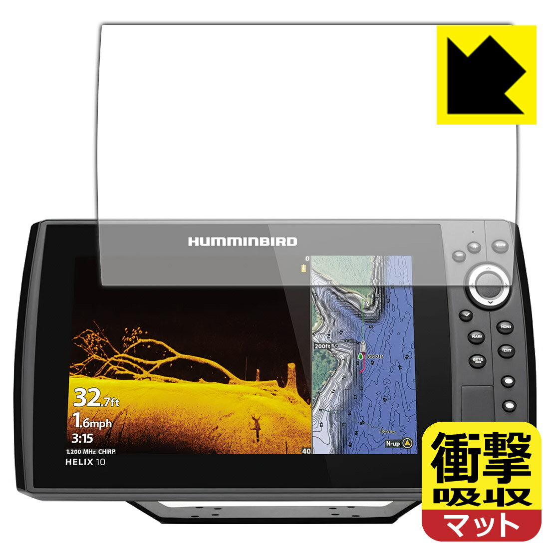 対応機種●対応機種 : HUMMINBIRD(ハミンバード) HELIX 10 CHIRP MEGA DI+ GPS G4N / HELIX 10 CHIRP MEGA DI+ GPS G4N CHO専用の商品です。●製品内容 : 画面用フ...