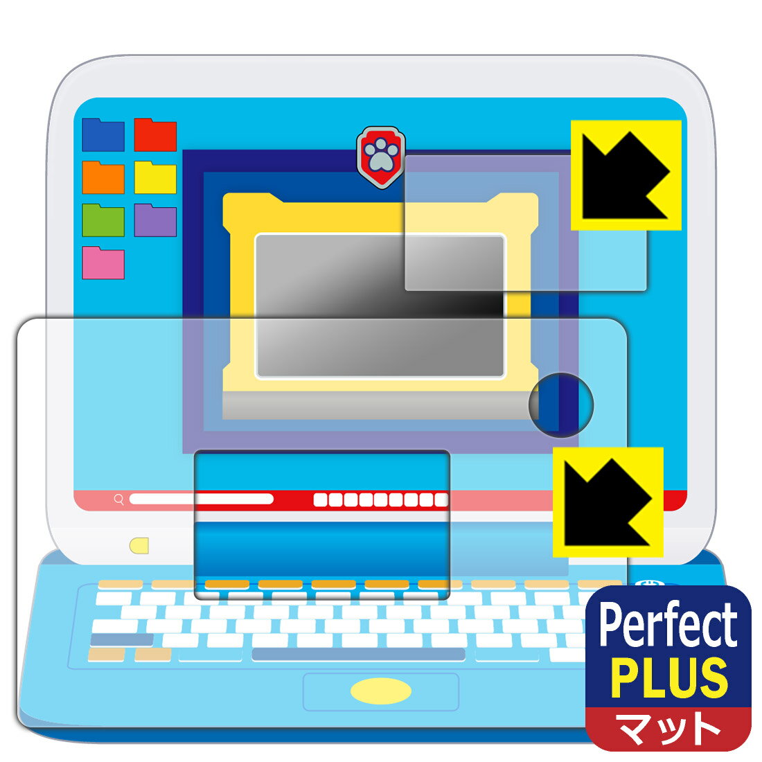 対応機種●対応機種 : タカラトミー パウ・パトロール マウスチェンジで出動! パウフェクトパソコン専用の保護フィルムです。●製品内容 : 画面用フィルム1枚・ふち用フィルム1枚・クリーニングワイプ1個●※このページに記載されている会社名や...