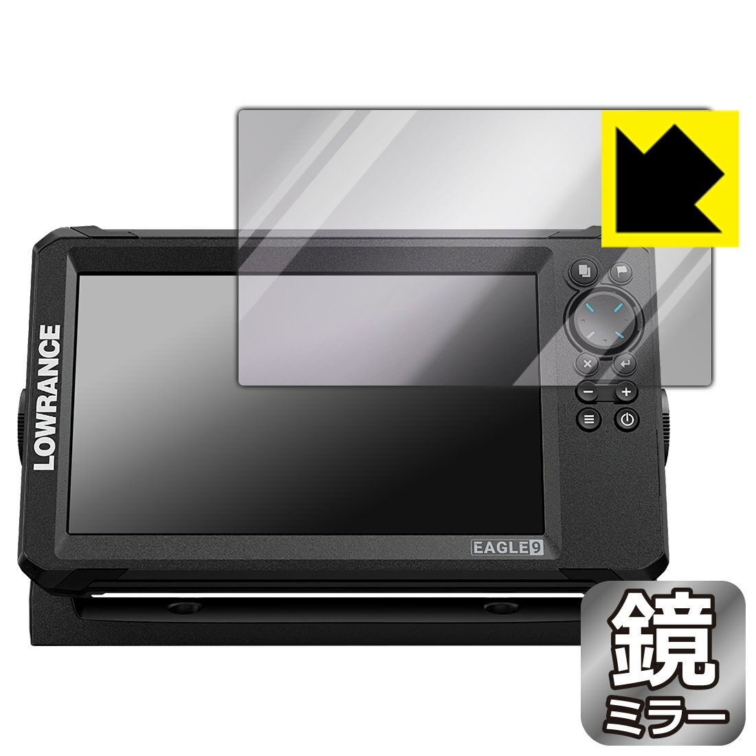 対応機種●対応機種 : LOWRANCE EAGLE 9インチ専用の商品です。 (ローランス イーグル)●製品内容 : 画面用フィルム1枚・クリーニングワイプ1個●画面が消えると鏡になり、さりげなく身だしなみチェック！のぞき見防止にも！『ミ...