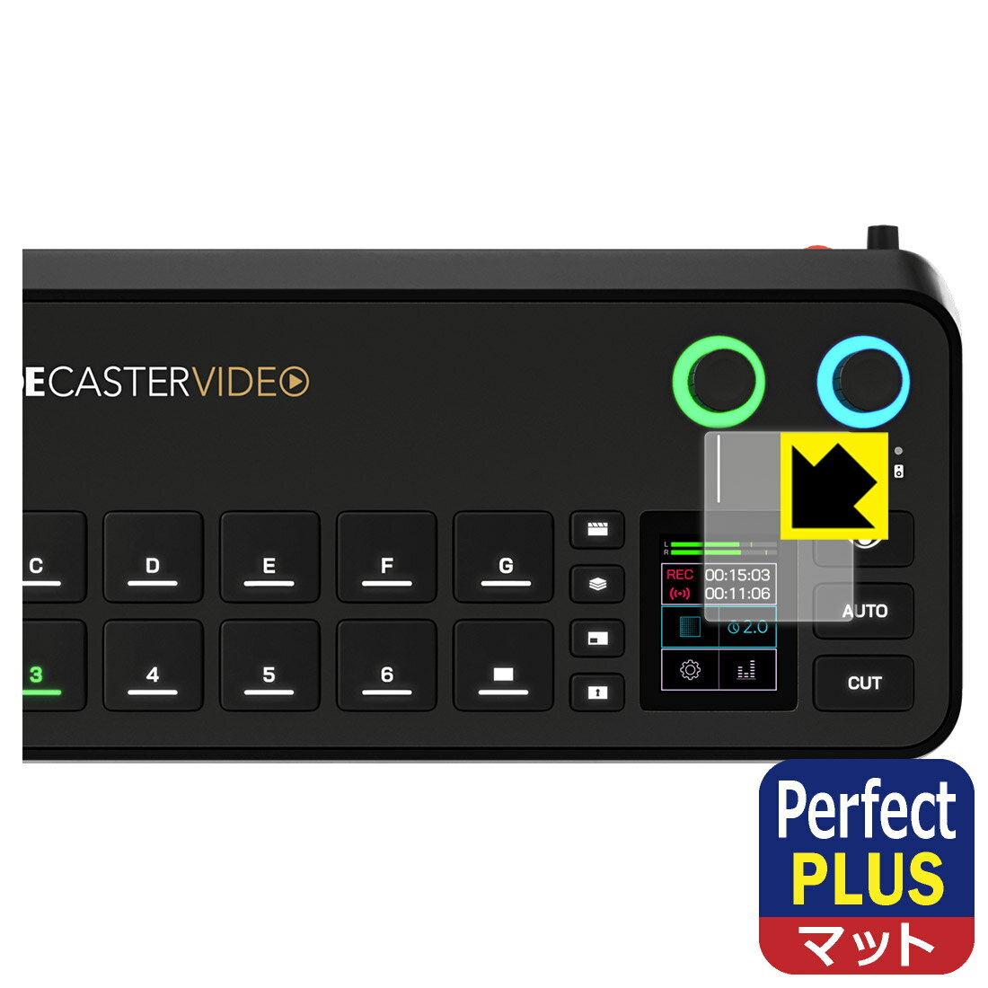 対応機種●対応機種 : RODE RODECaster Video (ロードキャスター ビデオ) (RCV)専用の商品です。●製品内容 : タッチスクリーン用フィルム1枚・クリーニングワイプ1個●「Perfect Shield Plus」は...