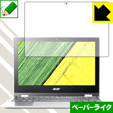 ※対応機種 : Acer Spin 1 SP111-32N-A14P ※写真はイメージです。紙のような描き心地を実現する『ペーパーライク保護フィルム』です。 ●表面の特殊加工により、鉛筆で紙に書いているような描き心地を実現！板状タブレットの...