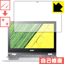 ※対応機種 : Acer Spin 1 SP111-32N-A14P ※写真はイメージです。特殊コーティング層が細かなキズを自己修復し、画面が見にくくなるのを防ぐ『キズ自己修復保護フィルム』です。●キズがついてもすぐに修復特殊コーティング層...