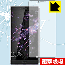 ※対応機種 : HUAWEI Honor Note 8 ※写真はイメージです。特殊素材がしっかりと衝撃を吸収し、機器へのダメージをやわらげ、液晶画面をキズや衝撃から守ることができる『衝撃吸収保護フィルム』です。 ●衝撃を吸収して機器を保護特...