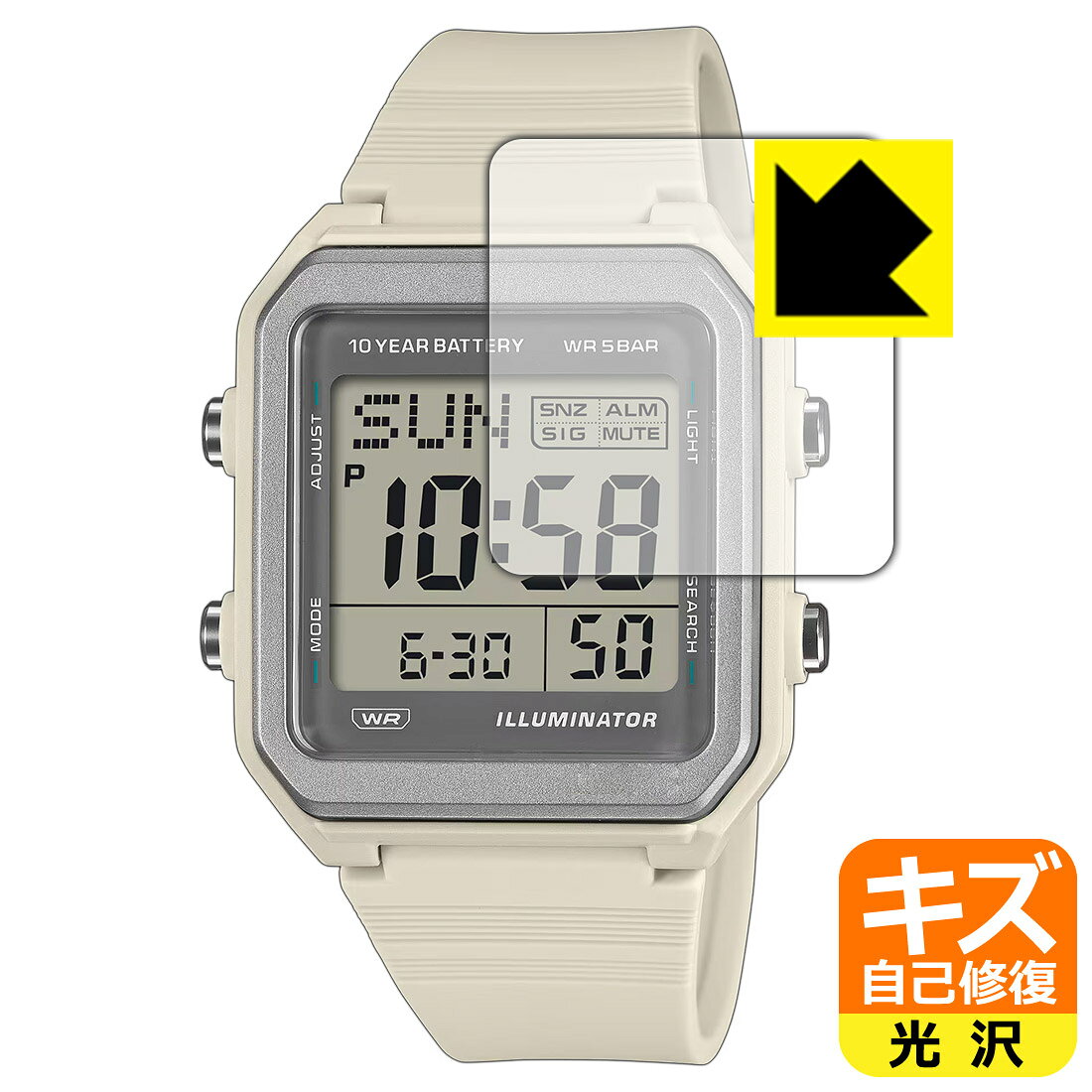 対応機種●対応機種 : カシオ コレクション スタンダード W-221H シリーズ 専用の保護フィルムです。●製品内容 : 風防用フィルム1枚・クリーニングワイプ1個●特殊なキズ自己修復層が細かなキズを修復！傷がついても時間が経つと自然に直...