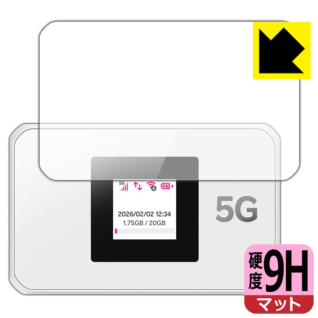 対応機種●対応機種 : 楽天モバイル Rakuten WiFi Pocket 5G 専用の保護フィルムです。モバイルルーター本体ではありません。●製品内容 : 画面用フィルム1枚・クリーニングワイプ1個●柔軟性があり、ガラスフィルムのように...