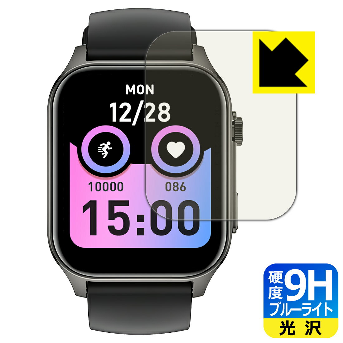 対応機種●対応機種 : Wapik スマートウォッチ X5S 専用の商品です。●製品内容 : 画面用フィルム1枚・クリーニングワイプ1個●※この機器は周辺部が曲面となっているため、保護フィルムを端まで貼ることができません。(表示部分はカバー...