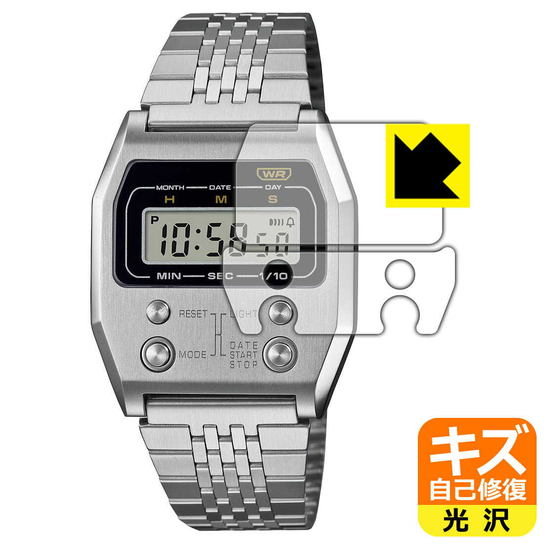 対応機種●対応機種 : カシオ クラシック PREMIUM A1100 シリーズ (A1100D / A1100G / A1100GV / A1100B / A1100GGV) 専用の商品です。●製品内容 : 風防用フィルム1枚・フロントボ...