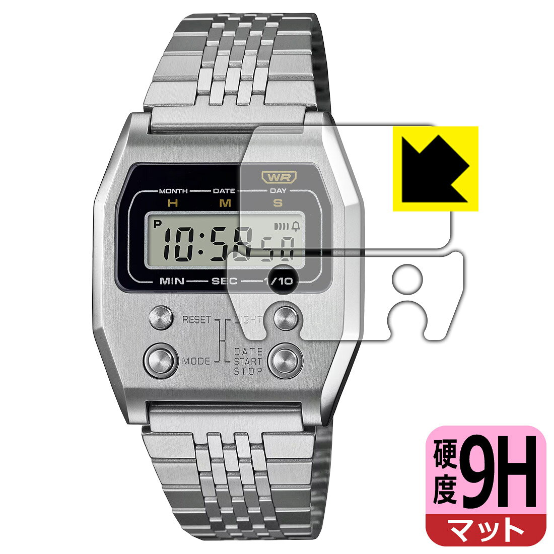 対応機種●対応機種 : カシオ クラシック PREMIUM A1100 シリーズ (A1100D / A1100G / A1100GV / A1100B / A1100GGV) 専用の商品です。●製品内容 : 風防用フィルム1枚・フロントボ...