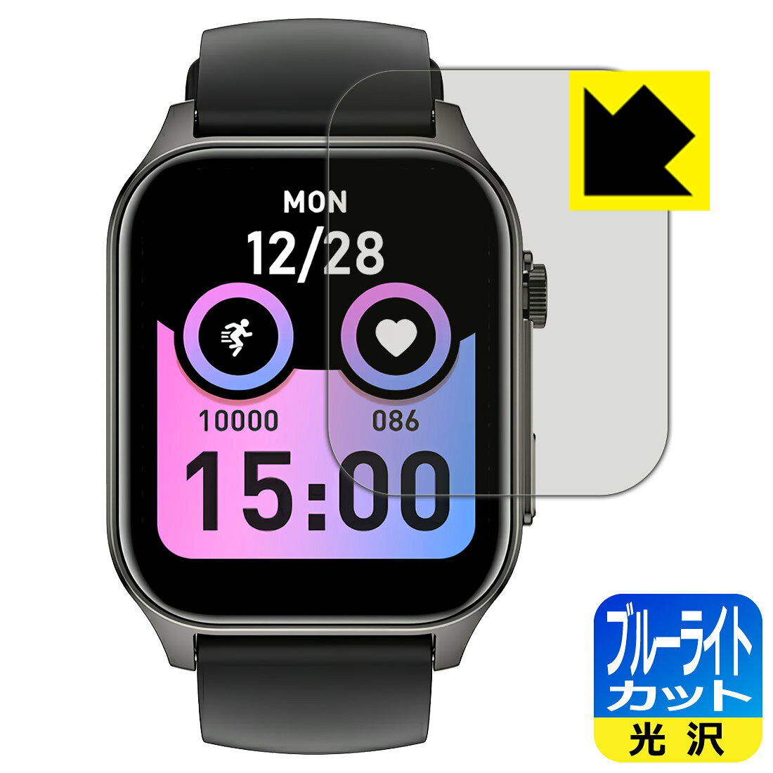 対応機種●対応機種 : Wapik スマートウォッチ X5S 専用の商品です。●製品内容 : 画面用フィルム1枚・クリーニングワイプ1個●※この機器は周辺部が曲面となっているため、保護フィルムを端まで貼ることができません。(表示部分はカバー...