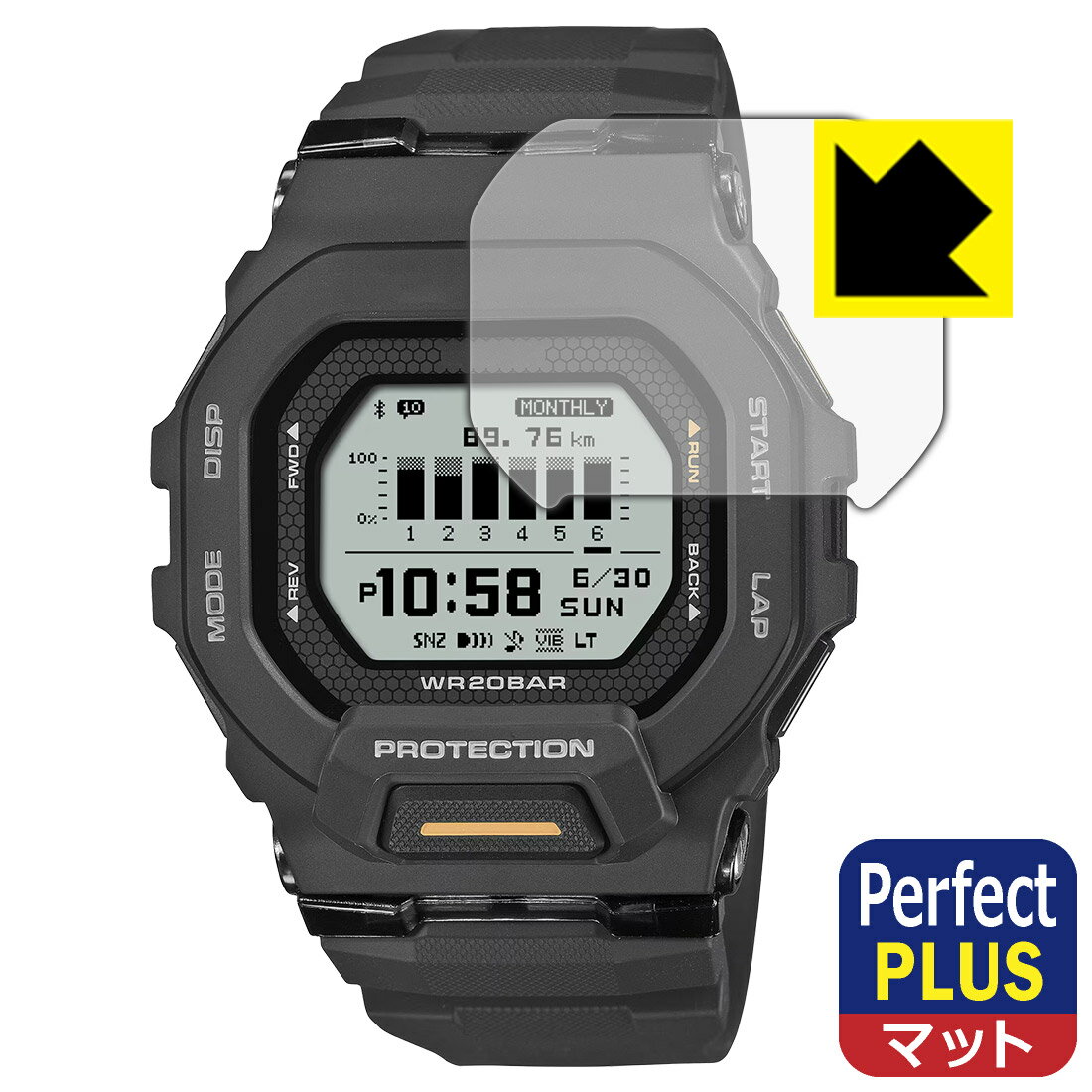 対応機種●対応機種 : CASIO G-SHOCK G-SQUAD GBD-200 シリーズ 専用の商品です。●製品内容 : 風防用フィルム1枚・クリーニングワイプ1個●「Perfect Shield Plus」は画面の反射を強く抑え、指の...