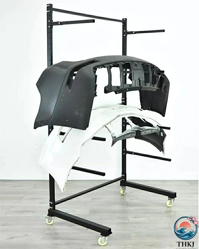 頑丈な構造 --->厚手のスチールとネジ固定により、約 80kg / 176 ポンドの優れた耐荷重性を実現し、さまざまな自動車部品を保管するニーズを満たします。この頑丈な構造により、厳しいボディショップ環境でもラックは何年も長持ちしま...
