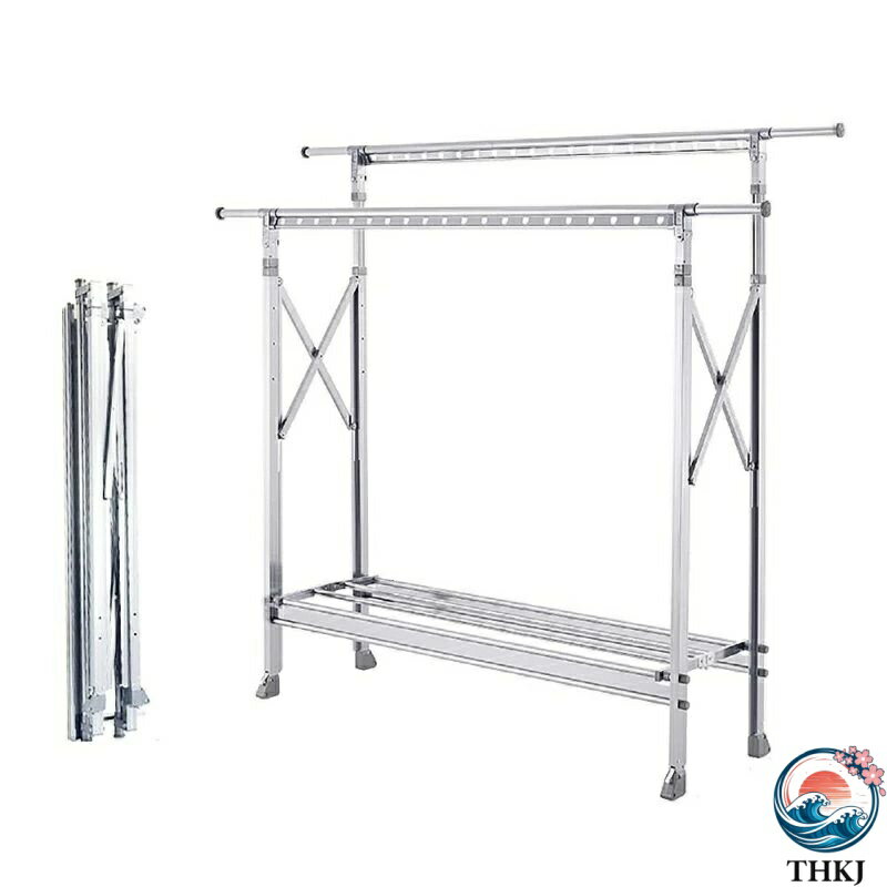 ? 省スペース ： 折りたためば約18cmの薄さになるので、収納に場所をとりません。 ? 伸縮式多機能： 物干し台の干し部高さ160cmがあり、布団が地面につかず安心して干せます。 ? 急速乾燥： たくさん掛けらる掛け穴付きので、洗濯物が風...