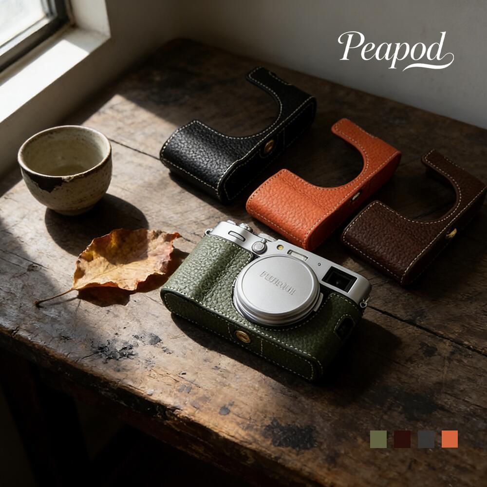 富士フイルムX100VI専用レザーカメラケースは、写真愛好家のための洗練されたアクセサリーです。 高級感溢れるPUレザー素材を使用し、レザー風のデザインが上品さを演出。 撮影中もケースを外すことなく電池交換が可能な設計は、快適な撮影体験を提...