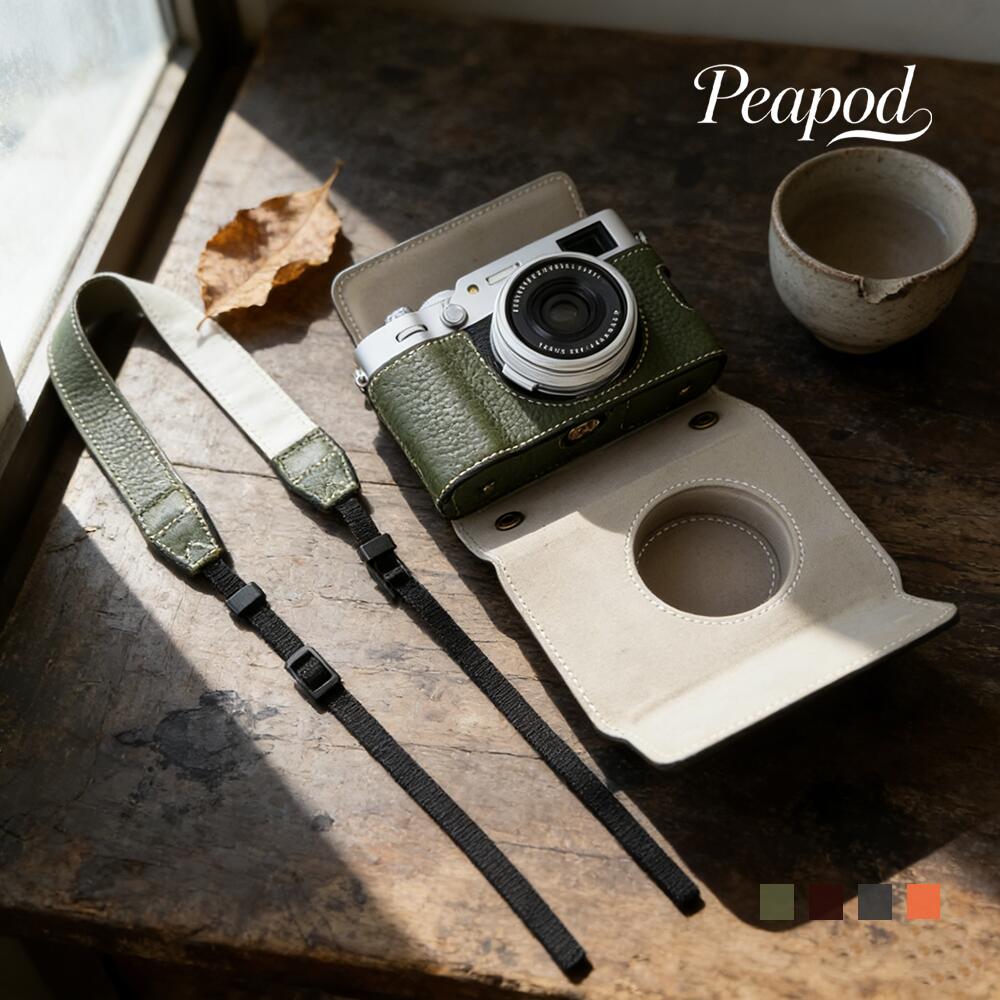 FUJIFILM X100VI専用のこのレザーカメラケースは、高級感あふれるレザー風のデザインで、カメラ愛好家の心を掴みます。 上品なPUレザー素材を使用し、カメラの全身とレンズをしっかりと保護する外カバーと、電池交換が手軽にできる内カバー...