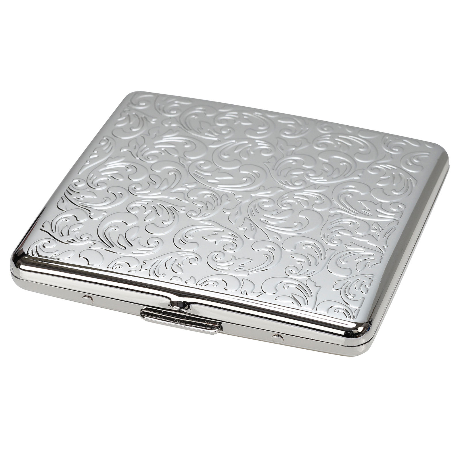 シンプルなデザインと高い機能性が特徴の「CASUAL METAL」シリーズから、1 1/4 ワン＆クオーターサイズの手巻きたばこがピッタリ収まるケースが登場です！ アルファベットの「A」をモチーフにしたアーム(タバコ押さえ)がしっかりホール...