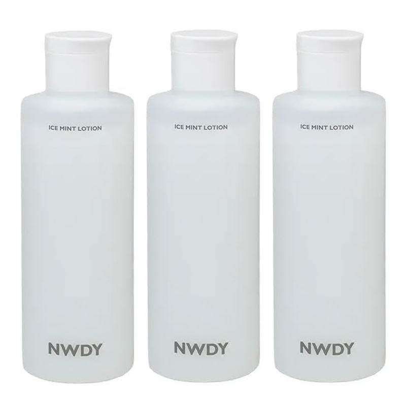 NWDY（ニューディ）が提案する、暑い季節を乗り切るための新習慣――『NWDY アイスミントローション』。 ひと塗りで全身にシャープなクール感を与える全身用冷感ローションです。 真夏の熱気や汗ばむ季節に、氷のような涼感で体も気分も一気にリフ...