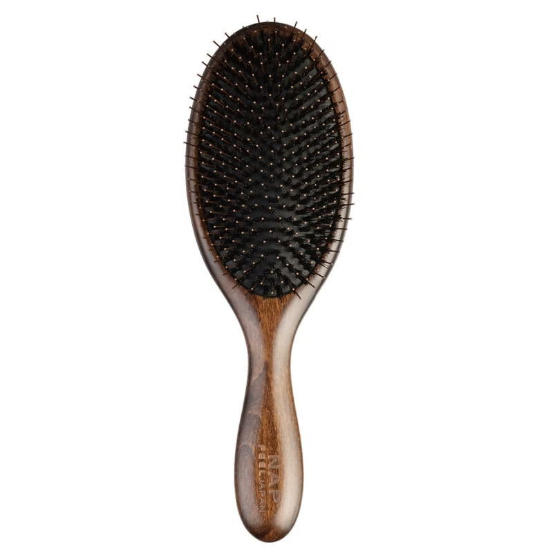 艶髪ブラシ​ ​ NAP パドルブラシ（ナイプロン＆豚毛タイプ）はプロフェッショナル専用のブラシです。​ 耐久性、耐熱性に優れた素材を使用し製造しています。​ ピンに東レ製超耐熱ナイロン＆高級豚毛を採用。​ ブロー、セットにも最適のブラシで...