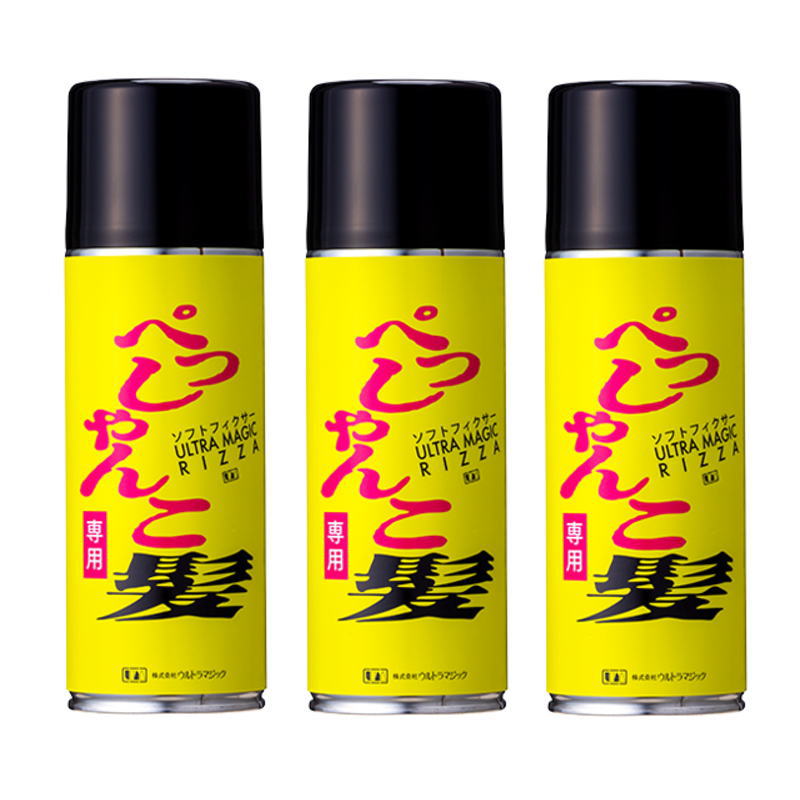 【ねこっ毛、細くやわらかい毛も1日ふんわりキープ】 湿気から髪を守り、ボリュームとハリ・コシのあるふんわりヘアをキープします。 仕上がりは軽く、べたついたり、バリバリしないハードスプレー。 セット後でも手グシが通せます。（手グシを通しても白...