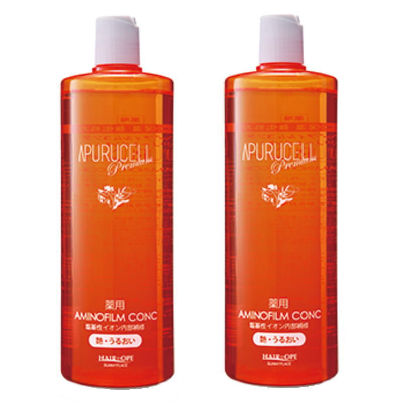 毛髪内浸透・特許取得のアルカリ性トリートメント アミノフィルムコンクは髪に瞬間浸透し、ダメージを強くうけた毛髪部分ほど強力に吸着・同化します。 集中ケアで脆くなった毛髪内部を再構築し健康な髪を甦らせ、髪本来の力を取り戻します。 驚異的な内部...