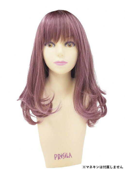 ほどよく透け感をプラスしたラフなサロン風カールミディ。自毛をまったく見せずにスッポリかぶる「かつら」タイプのウィッグ。【耐熱】耐熱温度180度、コテやカーラーで巻く場合は同封の取扱説明書をご覧ください。※130〜150度くらいが適正温度です...