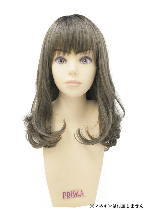 ほどよく透け感をプラスしたラフなサロン風カールミディ。自毛をまったく見せずにスッポリかぶる「かつら」タイプのウィッグ。【耐熱】耐熱温度180度、コテやカーラーで巻く場合は同封の取扱説明書をご覧ください。※130〜150度くらいが適正温度です...