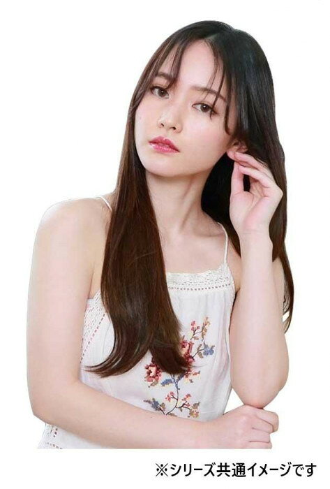 毛先ワンカールのニュアンスストレート。クリップで自毛にワンタッチで固定するタイプの部分ウィッグです。【耐熱】耐熱温度180度、コテやカーラーで巻く場合は同封の取扱説明書をご覧ください。※130〜150度くらいが適正温度です。【耐熱ファイバー...