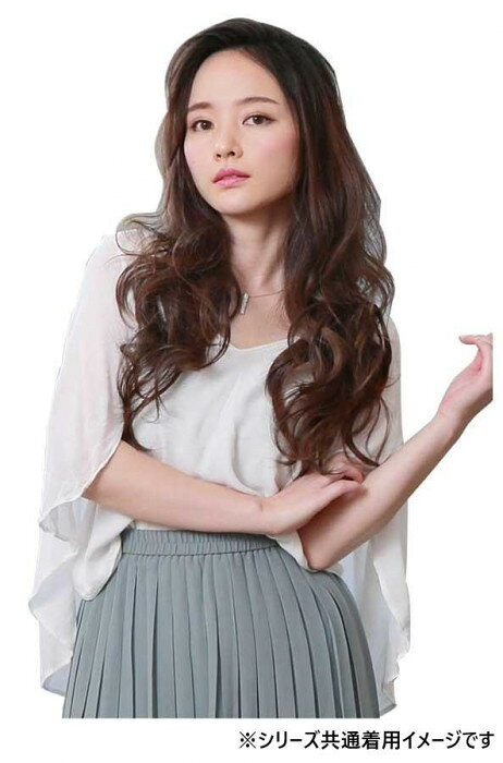 ラフでナチュラルなゆるカール。クリップで自毛にワンタッチで固定するタイプの部分ウィッグです。【耐熱】耐熱温度180度、コテやカーラーで巻く場合は同封の取扱説明書をご覧ください。※130〜150度くらいが適正温度です。【耐熱ファイバーの性質】...