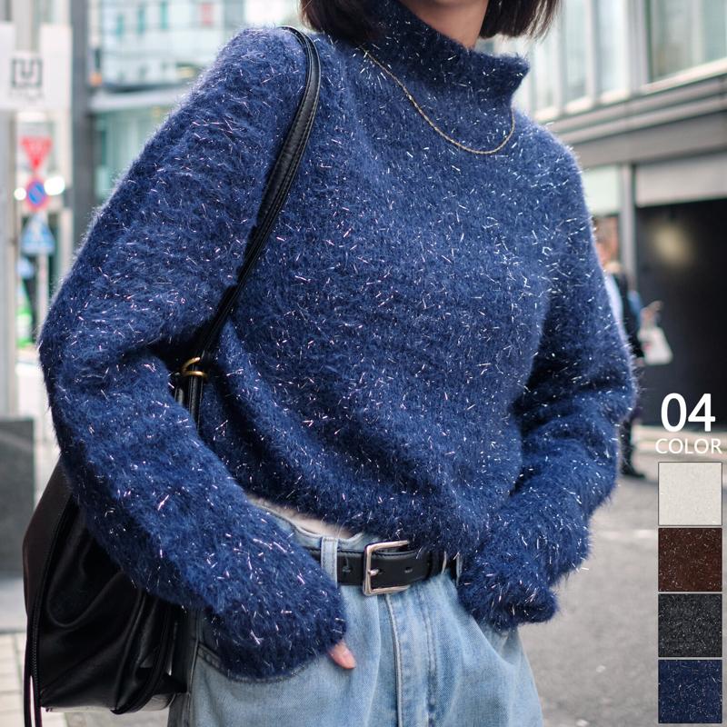 肌触りが柔らかく快適なリブニット素材を使用したメローハイネックトップスが登場。 首元をすっきり見せるハイネックデザインとメロウ加工のフェミニンなディテールが絶妙にマッチ♪ シンプルで使いやすいからカジュアルにもきれいめにも幅広いスタイリング...