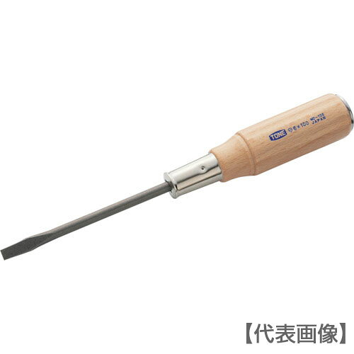 製品仕様 商品名 TONE　貫通ドライバー（木柄）　（－）0．9X6．0（MD-100）810-9134【TONE（株）】 内容量1個 販売単位1個 仕様●刃先:（-）0.9×6.0●軸長（mm）:100●全長（mm）:218 仕様2●貫通...