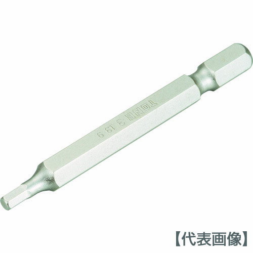 製品仕様 商品名 TONE　ドライバービット　六角3mm（BIT-3）369-7754【TONE（株）】 内容量1本 販売単位1本 仕様●刃先:六角3●全長（mm）:65 仕様2●シャンク径:6.35mm 原産国日本 質量15 質量単位G ...