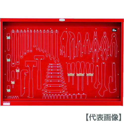 製品仕様 商品名 TONE　整備用工具セット　サービスボード　間口1086×奥行80×高さ770mm（C63B）829-2440【TONE（株）】 内容量1個 販売単位1個 仕様●ケース寸法（mm）間口：1086●ケース寸法（mm）奥行：8...