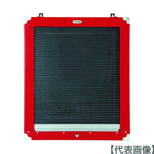 製品仕様 商品名 TONE　シャッター付サービスボード（ハーフタイプ）（C50B）432-7519【TONE（株）】 内容量1S 販売単位1S 仕様●色:レッド/ブラック●ケース寸法（mm）間口×奥行×高さ:600×120×770●引出し内...
