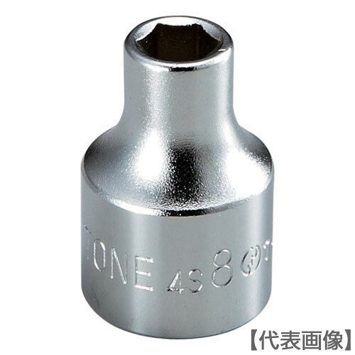 製品仕様 商品名 TONE　ソケット（6角）　対辺寸法19mm　全長38mm（4S-19）122-3216【TONE（株）】 内容量1個 販売単位1個 仕様●対辺寸法（mm）:19●差込角（mm）:12.7●全長（mm）:38 材質／仕上●...
