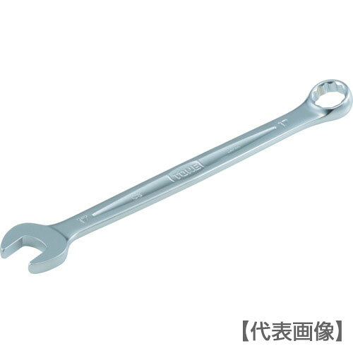 製品仕様 商品名 TONE　新型コンビネーションスパナ　18mm（CS-18）407-9078【TONE（株）】 内容量1丁 販売単位1丁 仕様●二面幅寸法（mm）:18●全長（mm）:252 原産国日本 質量177 質量単位G 特長●スパ...