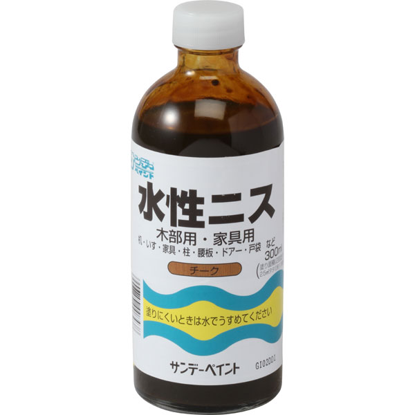 製品仕様 商品名 水性ニス　300ML　各色【サンデーペイント】 内容量1個 /300ml 成分水性ニス 色5色 ご注意事項モニターの発色の具合によって実際のものと色が異なる場合がございます。ご了承ください。 その他商品説明用途・屋内木部の...
