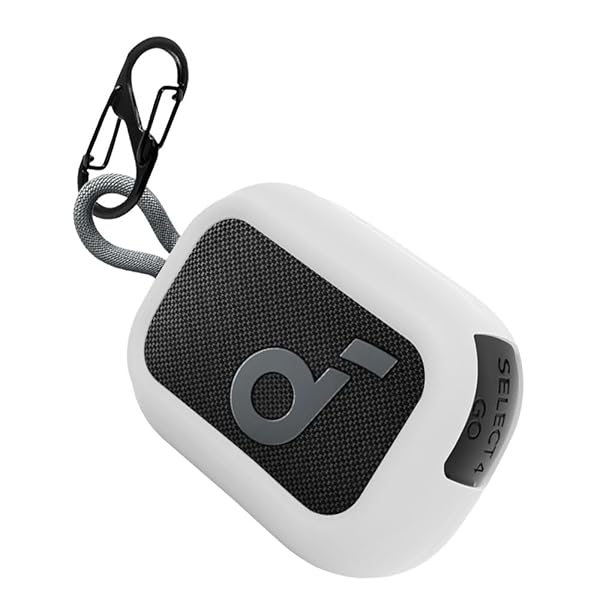 For Anker Soundcore Select 4 Go ケース シリコン製 軽量 キズ防止 防塵 傷つきにくい 柔らかなシリカゲル 衝撃 吸収 Anker Soundcore Select 4 Go カバー 落下防止保護(ホワイト)...