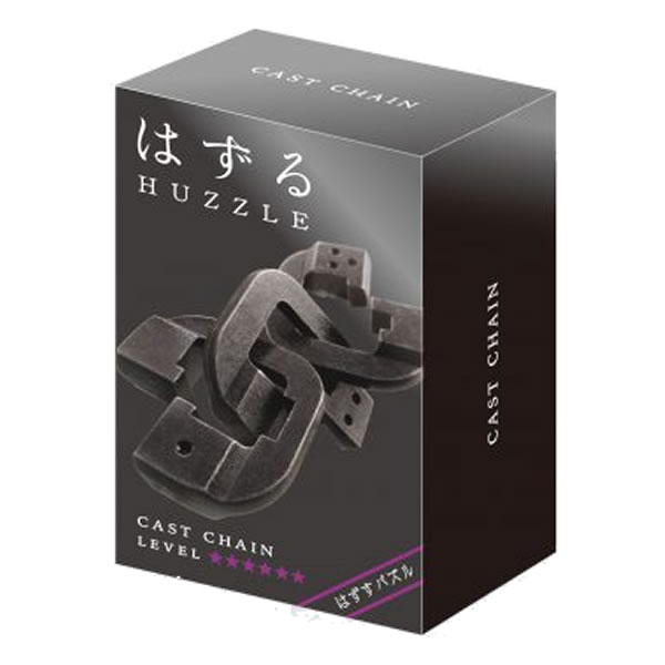 「HUZZLE（はずる）」。それは、はずすパズル。ルールは、どこまでもシンプルです。はずすこと。元に戻すこと。 だからこそ、奥が深い。アイデアとロジック、そのどちらも欠かせない。世界中で大人のパズルとして愛されています。 ●どのピースも鎖の...