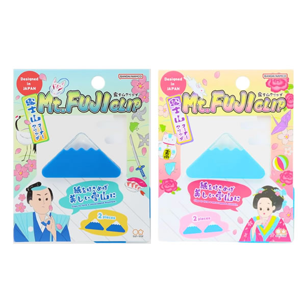 ●用紙の角でスッキリとめるクリップ ●山頂が透明な富士山クリップ ●白紙をはさむと、美しい雪山が現れます ●角はもちろん、辺でも使えます ●表・裏ありません。どちらも富士山になります ●三角形なので用紙がめくりやすいです ■本体サイズ：約W...