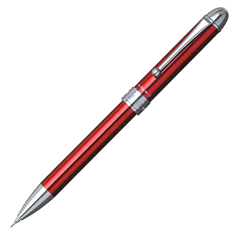 機能 シャープペンシル0.5＋ボールペン黒＋赤 芯の太さ シャープペンシル0.5mm/ボールペン0.7mm・替芯BSP-100S(黒・赤） サイズ/重さ 長さ：142.5mm　軸径：11.9mmφ 重さ：21.2g 方式 シャープペンシル・...