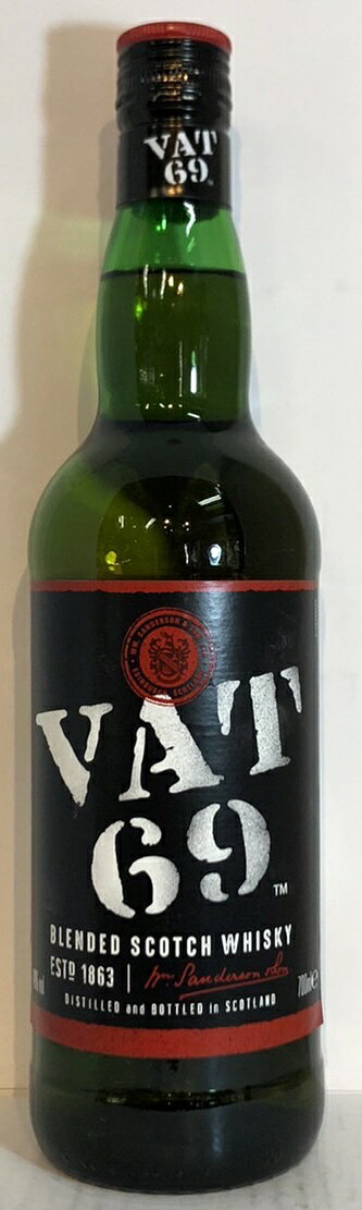 種類 ブレンデッド・スコッチ 容量 700ML 度数 40度 特徴 VATとは「樽」の意味。 100個作った試作品の うち製作者が選んだものが69番目の樽であった事から付けられた名前。 約40のモルトとグレーンをブレンドしています。