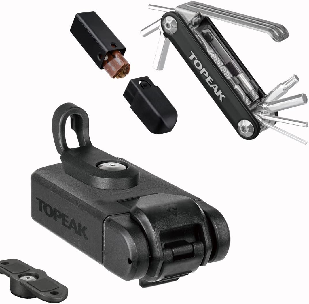 Ninja Master+シリーズのボトルケージに装着できるコンパクトなツールボックスと工具のセットです。チュビ11ミニツールを収納し、基本的な修理やメンテナンスに対応。さらに、チュビプラグボックスが付属し、パンク修理もスムーズに行えます。...